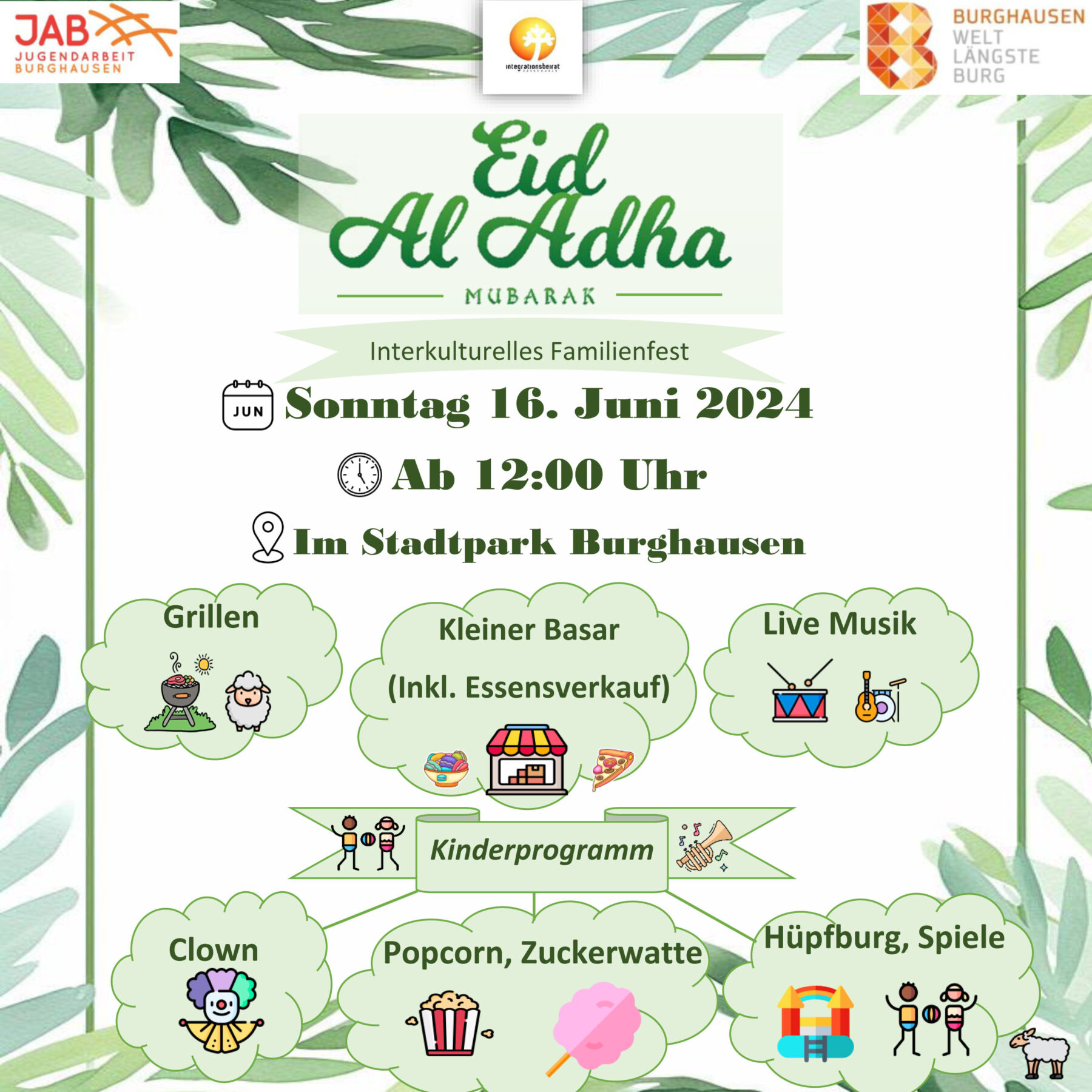 Eid Al Adha on June 16th from 12 p.m. - City of Burghausen